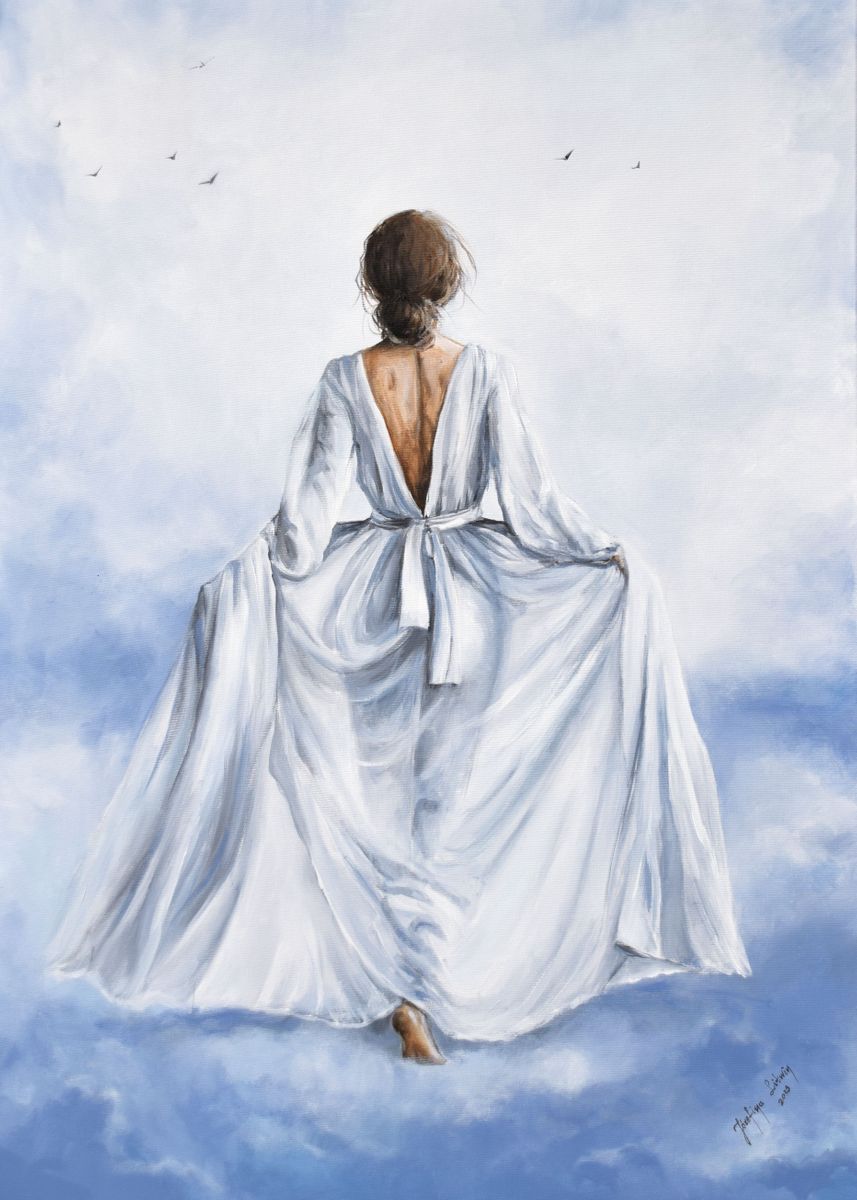 'Figurative artwork sky' Poster by Jozefina Litwin | Displate
