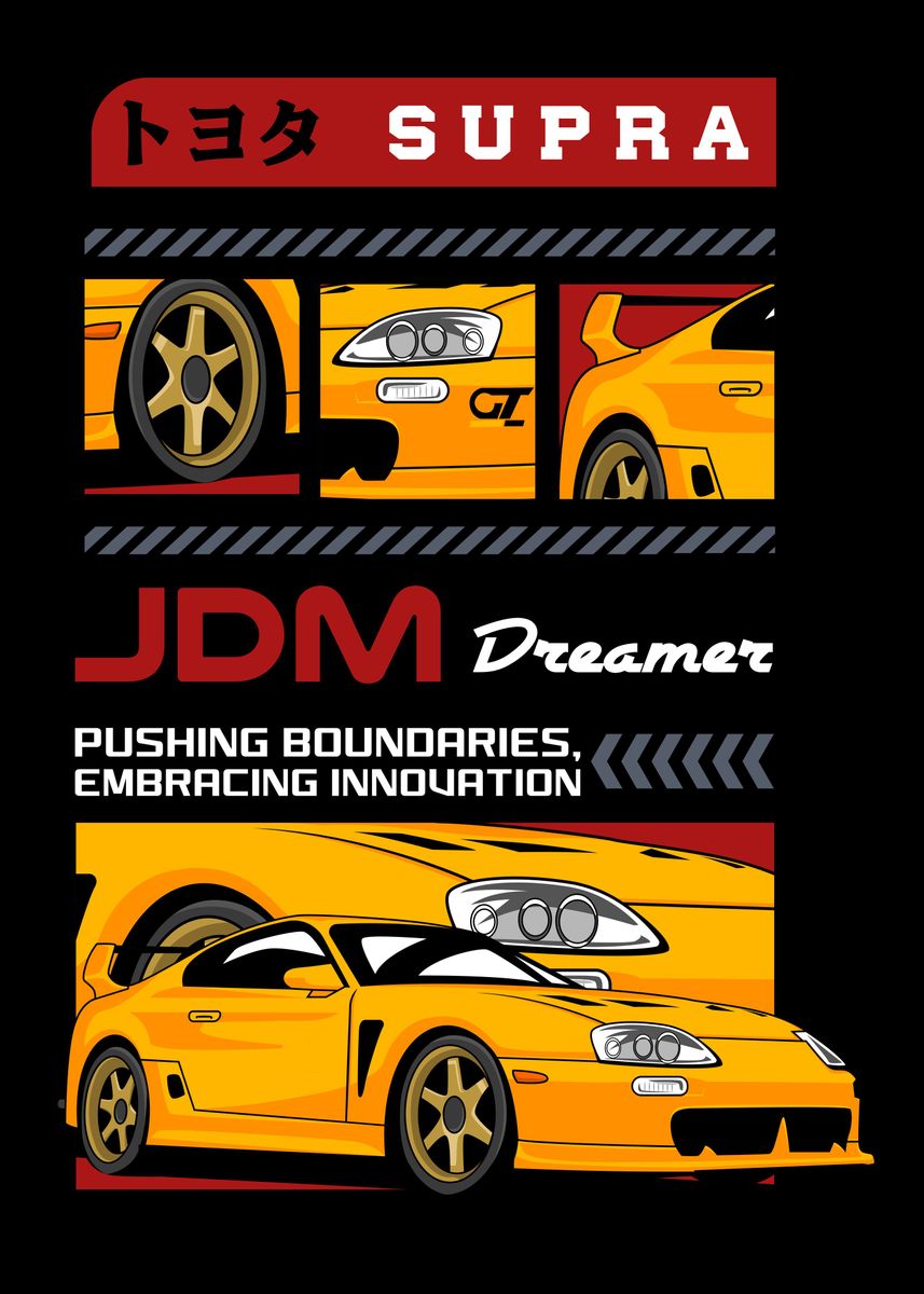 'JDM Dreamer' Poster, picture, metal print, paint by Iqbal harris ...