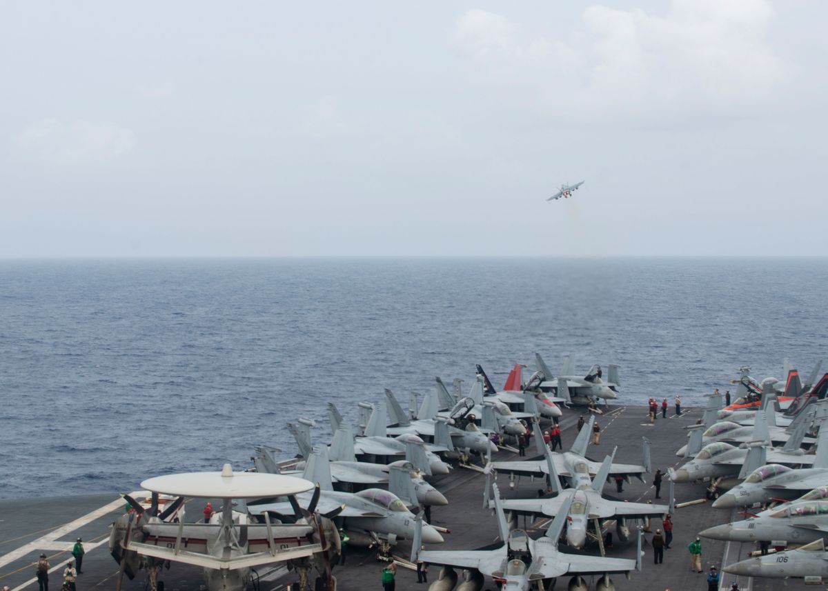 'Carrier Flight Ops' Poster by Conceptual Photography | Displate