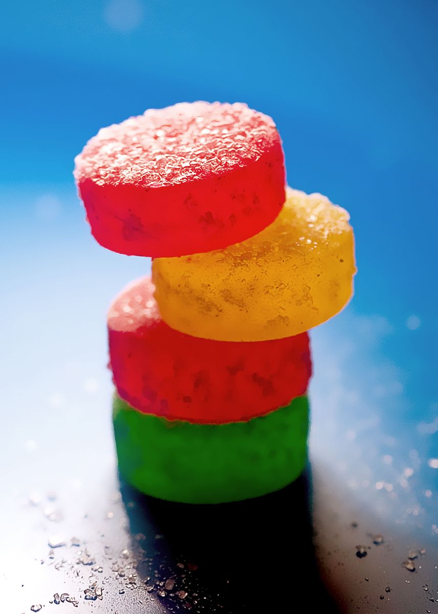 'sweet candy' Poster, picture, metal print, paint by Dana Deans | Displate