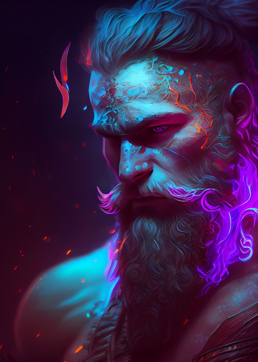 'Baldur Norse Mythology' Poster, picture, metal print, paint by ...