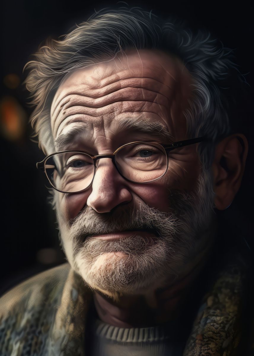 'Robin Williams' Poster, picture, metal print, paint by GRAPHICMYSTICAL ...