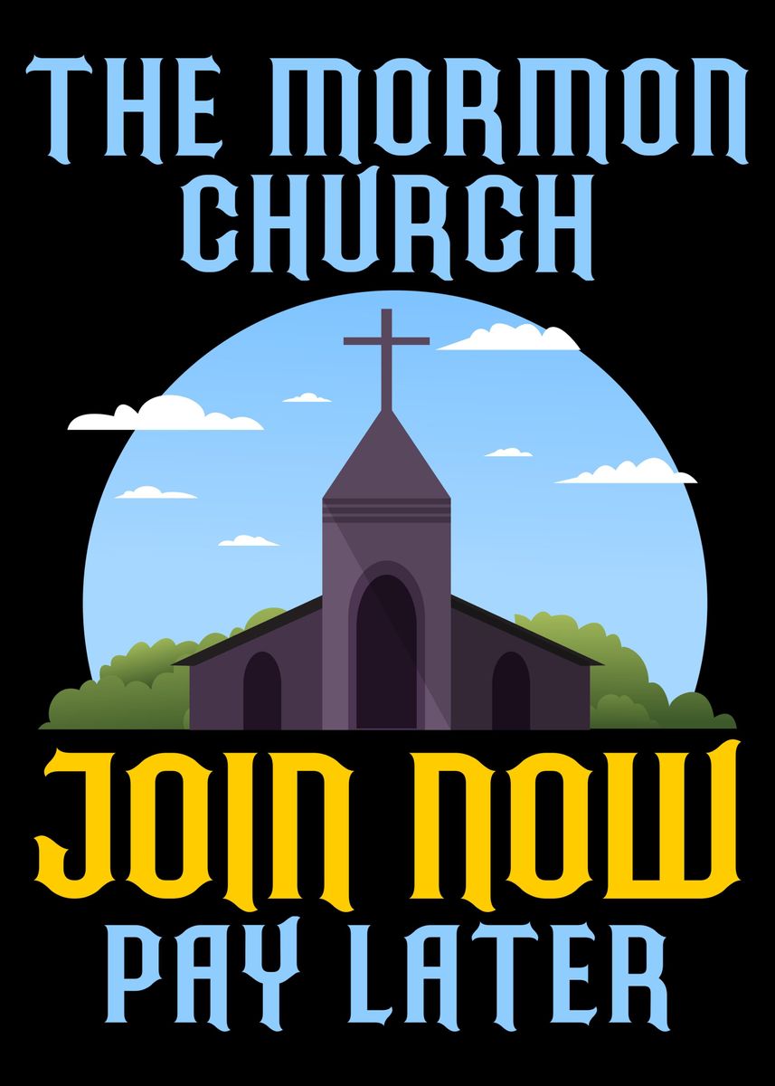 'Ex Mormon Postmormon' Poster, picture, metal print, paint by ...