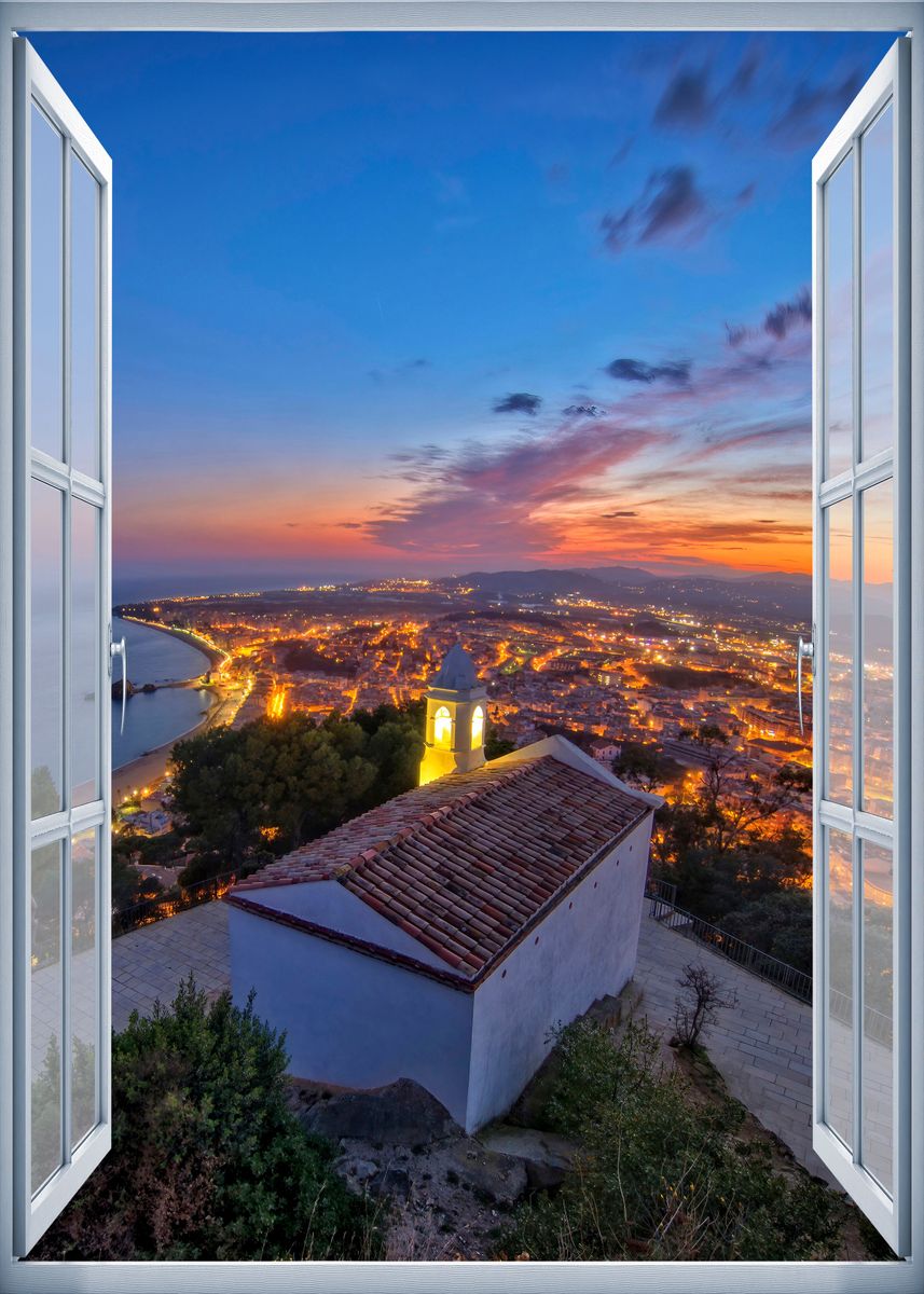 'Window view hermitage' Poster, picture, metal print, paint by Vicen ...