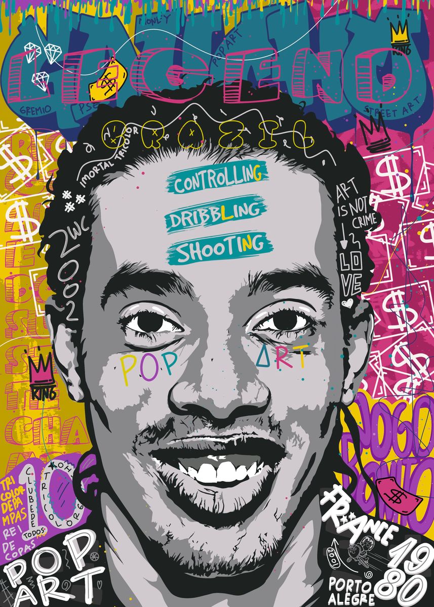 'Pop art graffiti' Poster, picture, metal print, paint by Mild pic ...