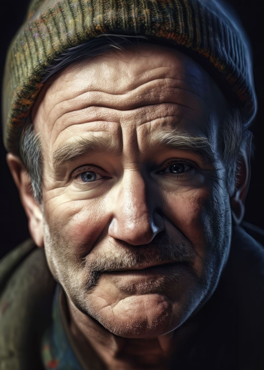 'Robin Williams' Poster, picture, metal print, paint by GRAPHICMYSTICAL ...