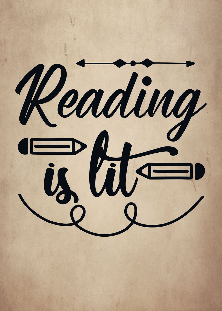 'reading books quotes' Poster by richjohns | Displate