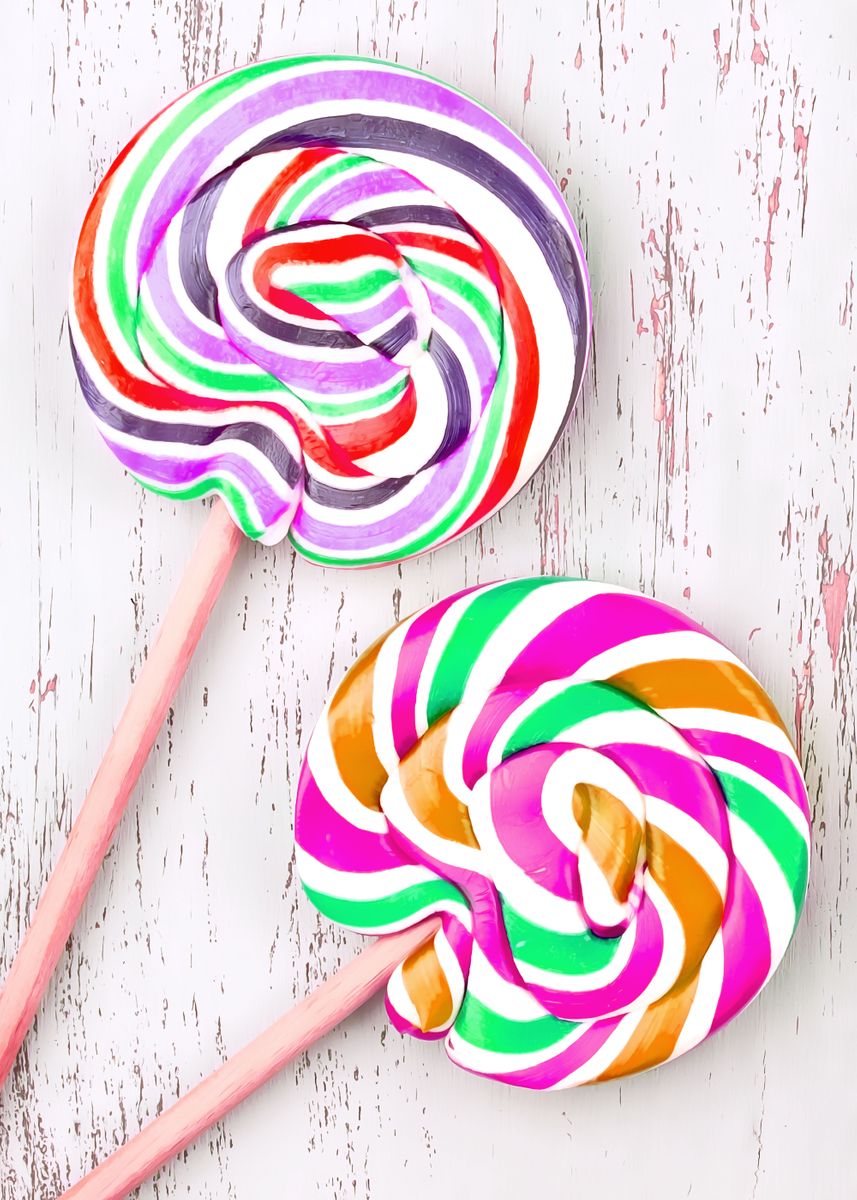 'sweet candy' Poster, picture, metal print, paint by Dana Deans | Displate