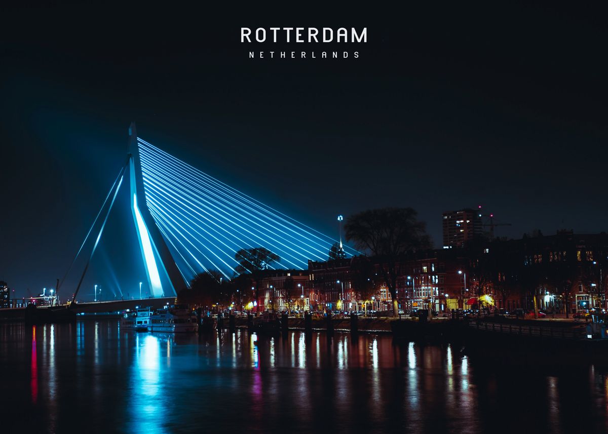 'Rotterdam ' Poster by Big City | Displate