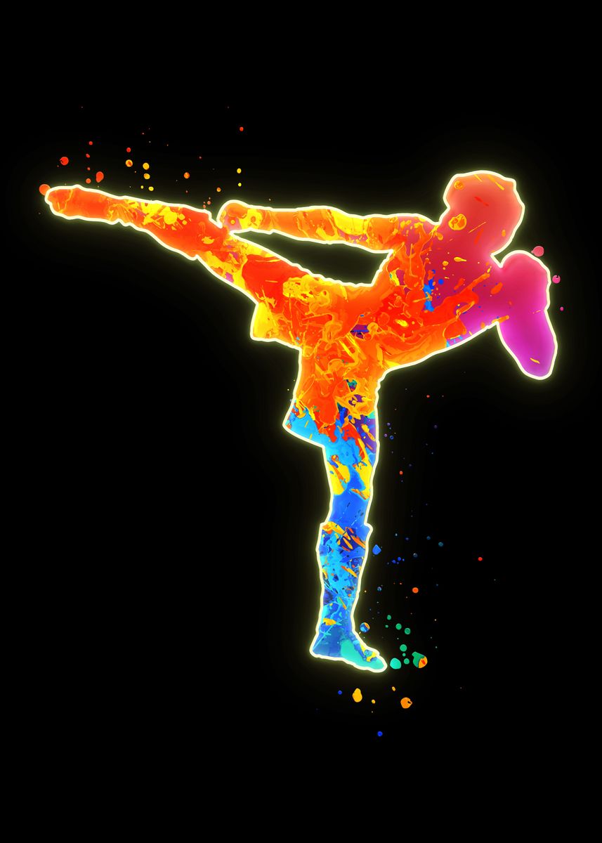 'MMA Mixed Martial ' Poster, picture, metal print, paint by Tony Lee ...