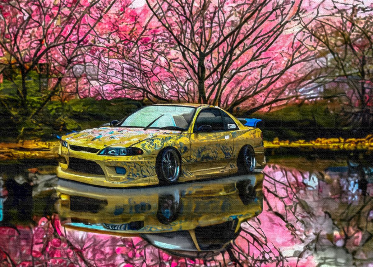 'S15 Silvia Blossom' Poster by Victoria Rutledge | Displate