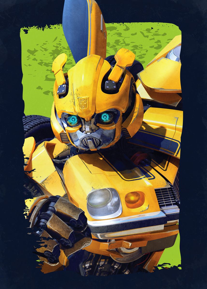 'Bumblebee Frame' Poster, picture, metal print, paint by Transformers ...