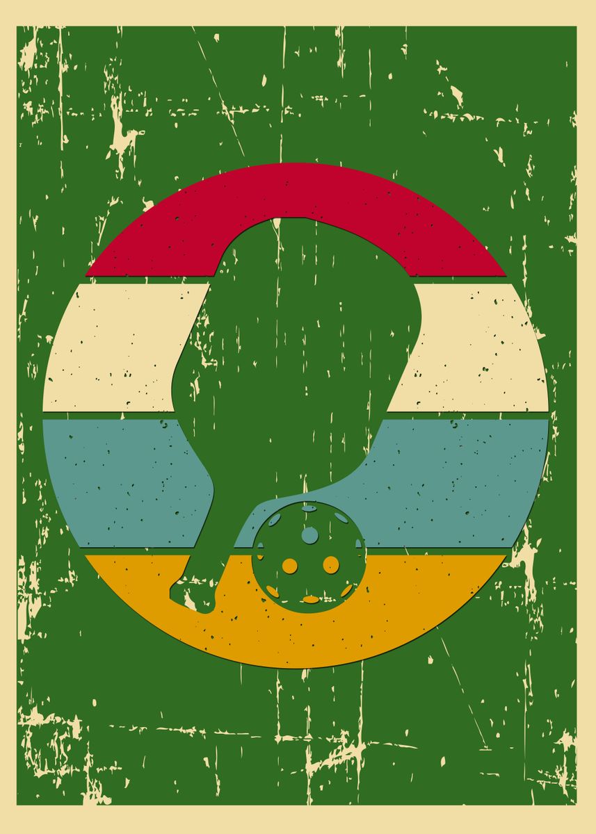 'Pickleball Paddle' Poster, picture, metal print, paint by XandYart ...