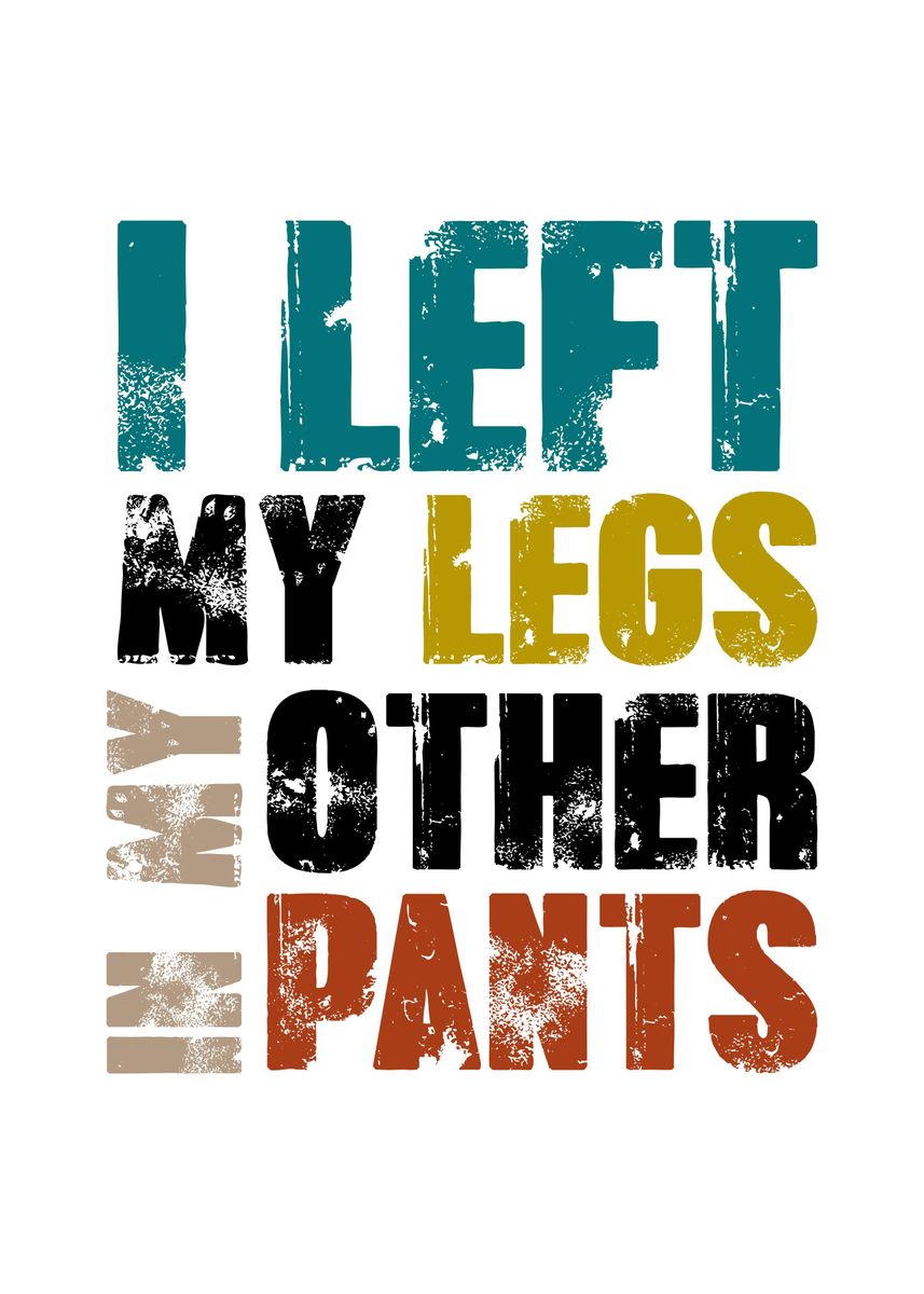 'Leg Amputee' Poster, picture, metal print, paint by Sebastian Wünsche ...