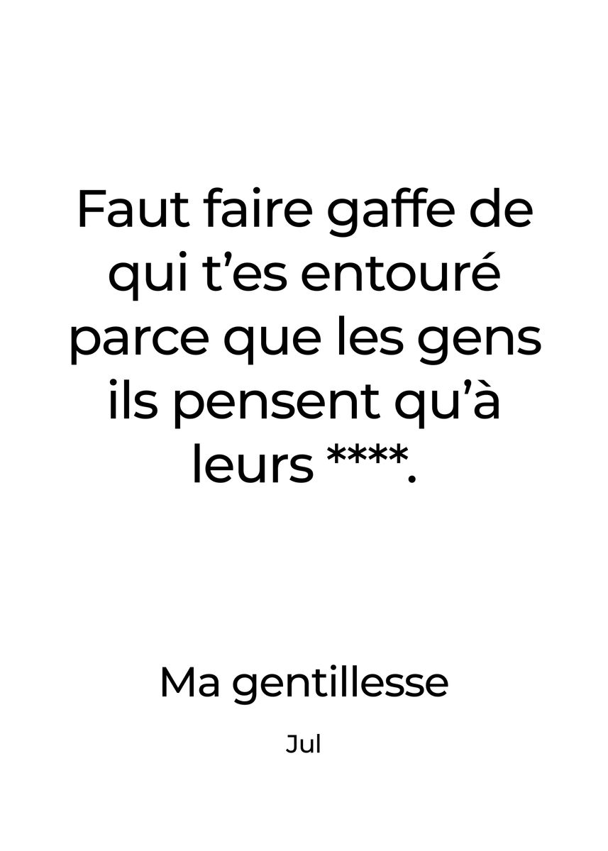 'Jul Affiche Poster' Poster by Jimmy Punchline | Displate