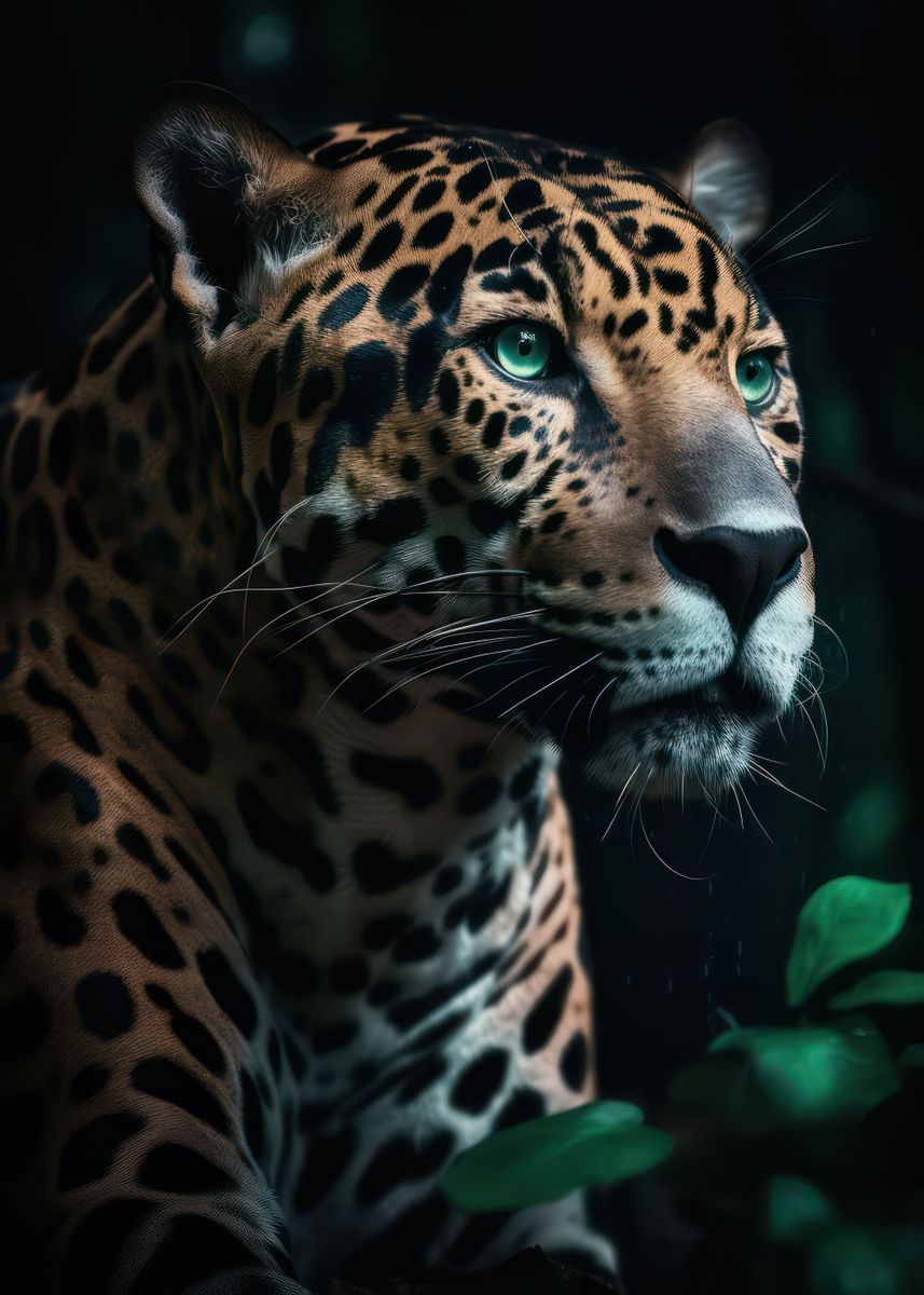 'Magnificent jaguar' Poster, picture, metal print, paint by Zooscape ...