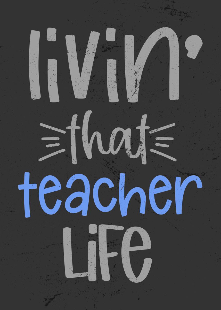 'Teacher Appreciation' Poster, picture, metal print, paint by Jamestar ...