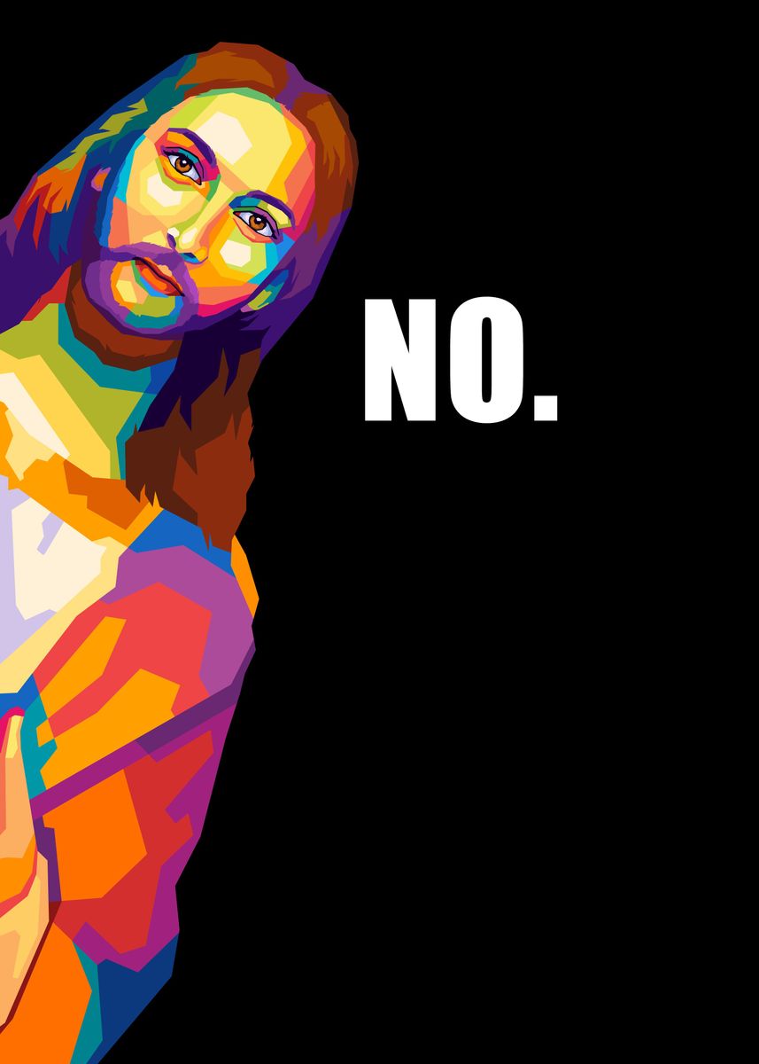 'Jesus Meme Wpap Pop Art' Poster, picture, metal print, paint by ...