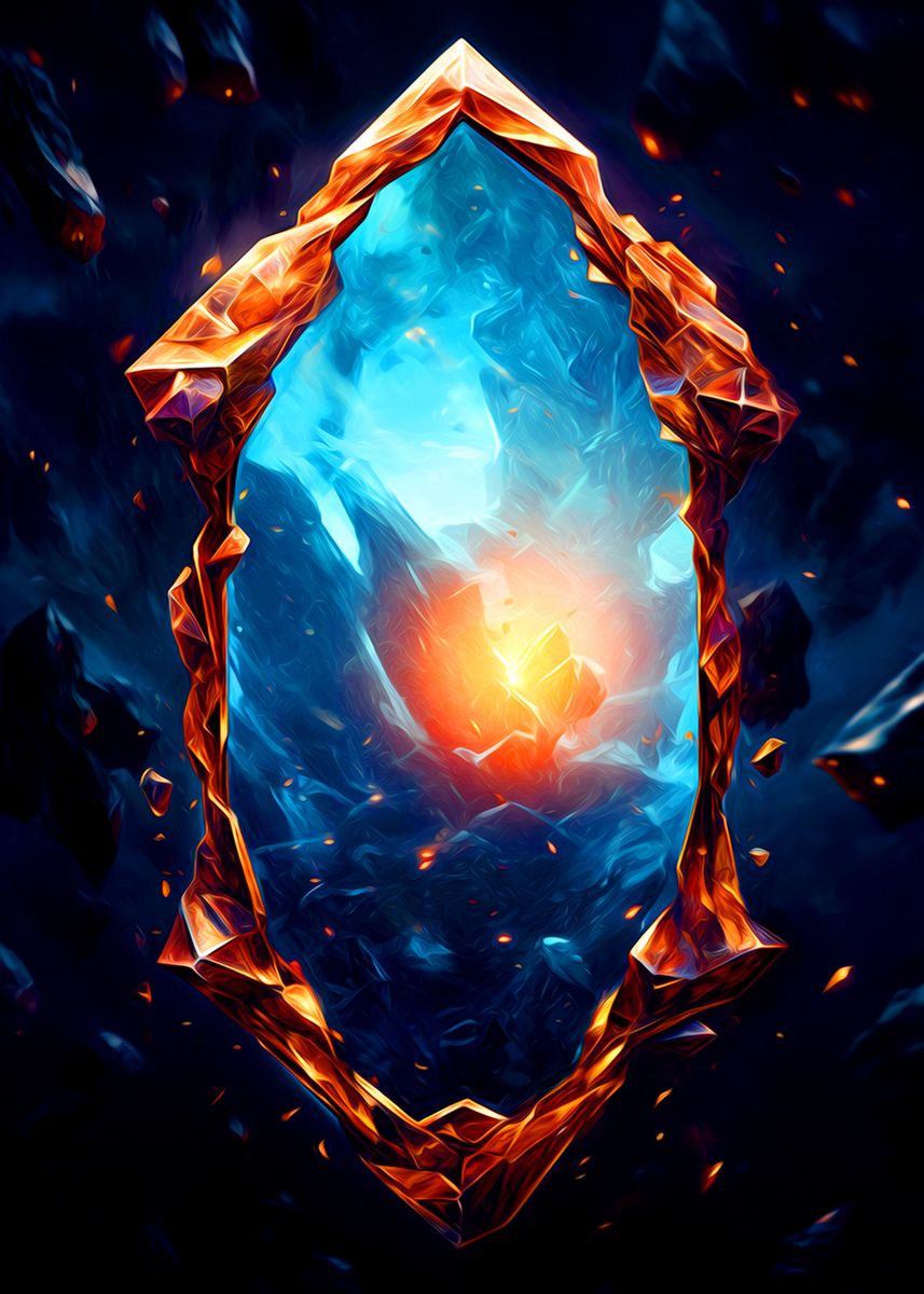 'Gemstone' Poster, picture, metal print, paint by Dao Thuan | Displate