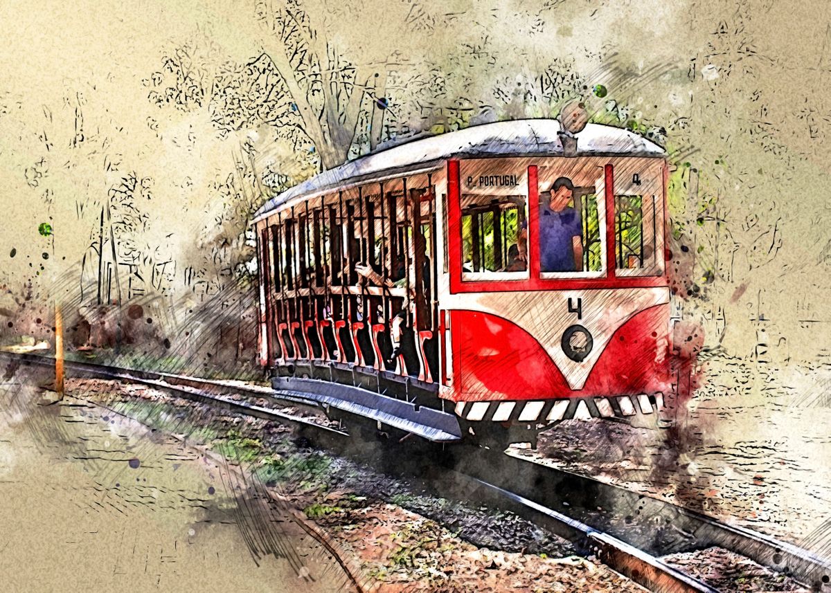 'Trolley Car' Poster by Alejandro Lopez | Displate