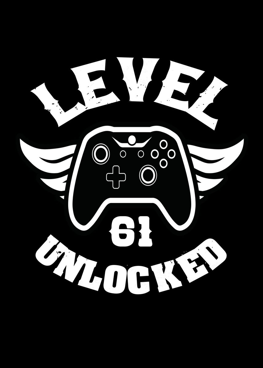 'Level 30 Unlocked 30th' Poster, picture, metal print, paint by ZS C O ...