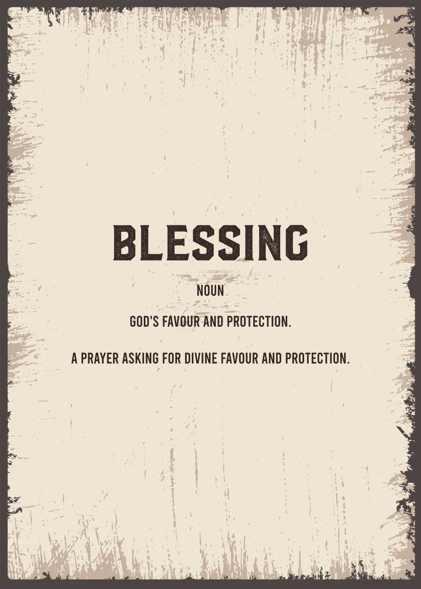 'blessing' Poster, picture, metal print, paint by Trending Awesome ...
