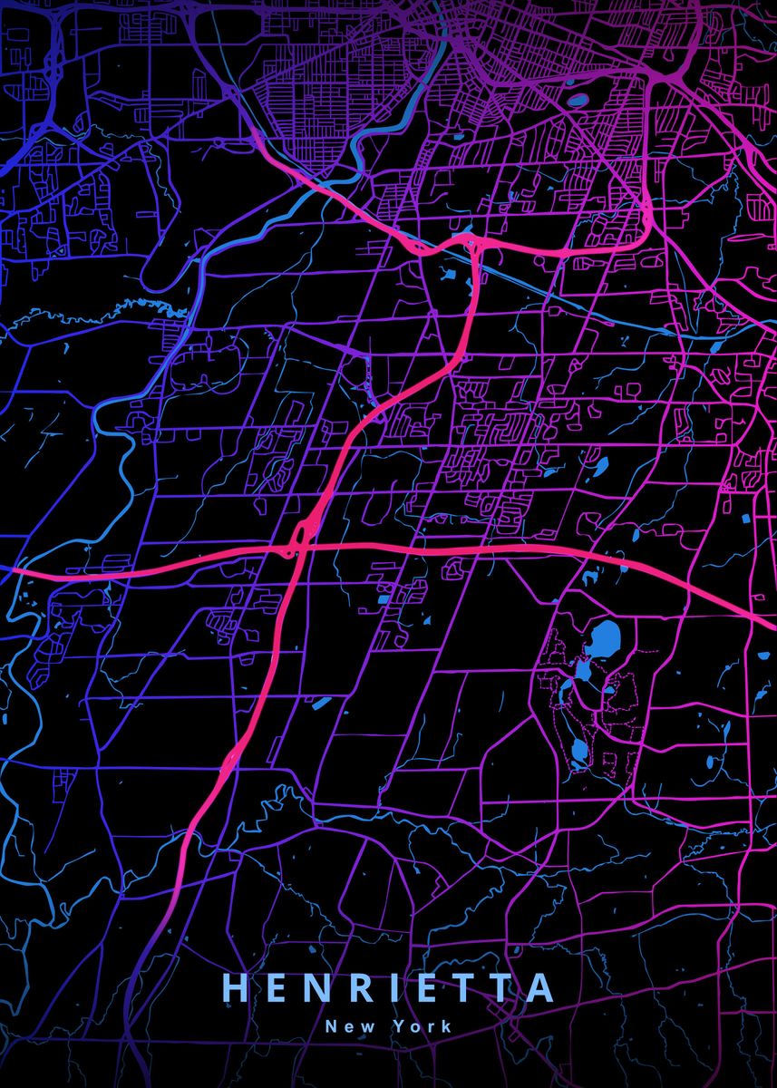 'Henrietta' Poster, picture, metal print, paint by Deeo | Displate