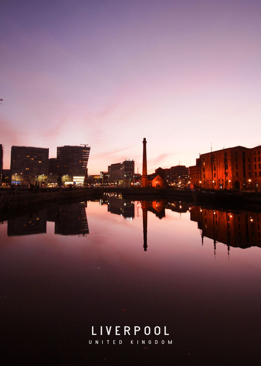 'Liverpool ' Poster, picture, metal print, paint by Famous City | Displate