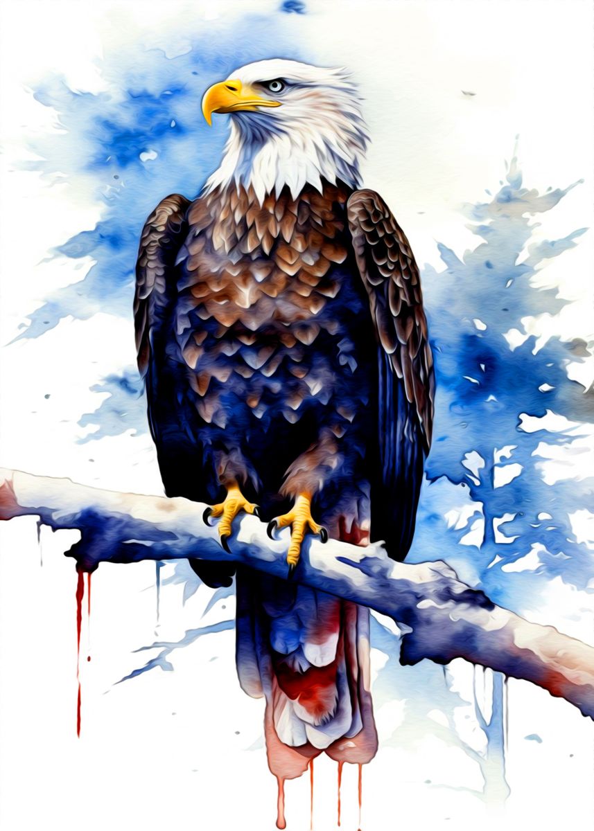'Eagle' Poster, picture, metal print, paint by set more | Displate