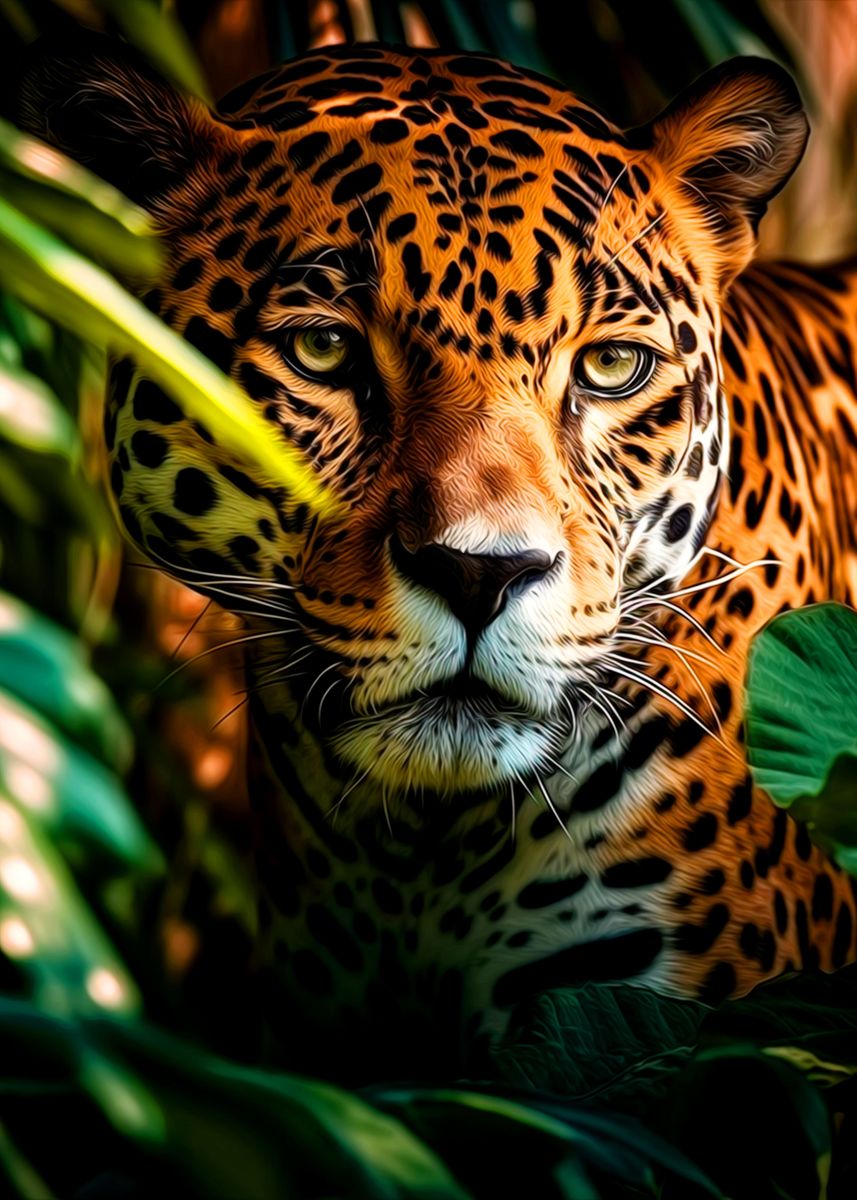 'Jaguar' Poster, picture, metal print, paint by nhatsk min | Displate
