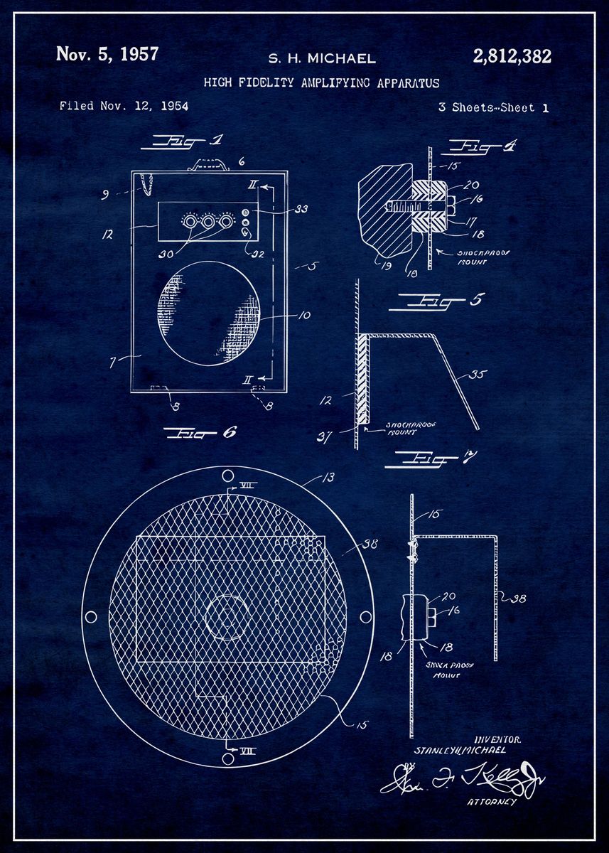 'High Fidelity Amplifying ' Poster, picture, metal print, paint by ...