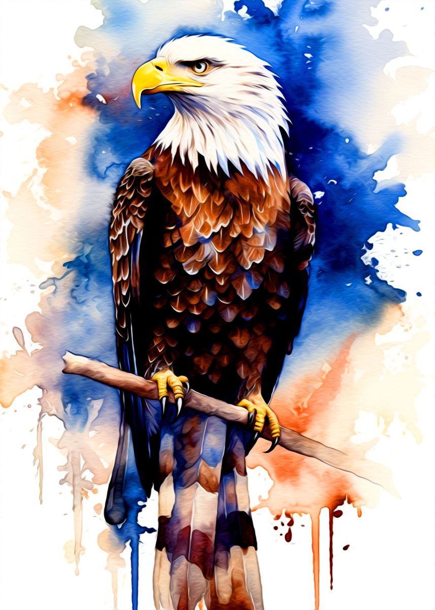 'Eagle' Poster, picture, metal print, paint by set more | Displate