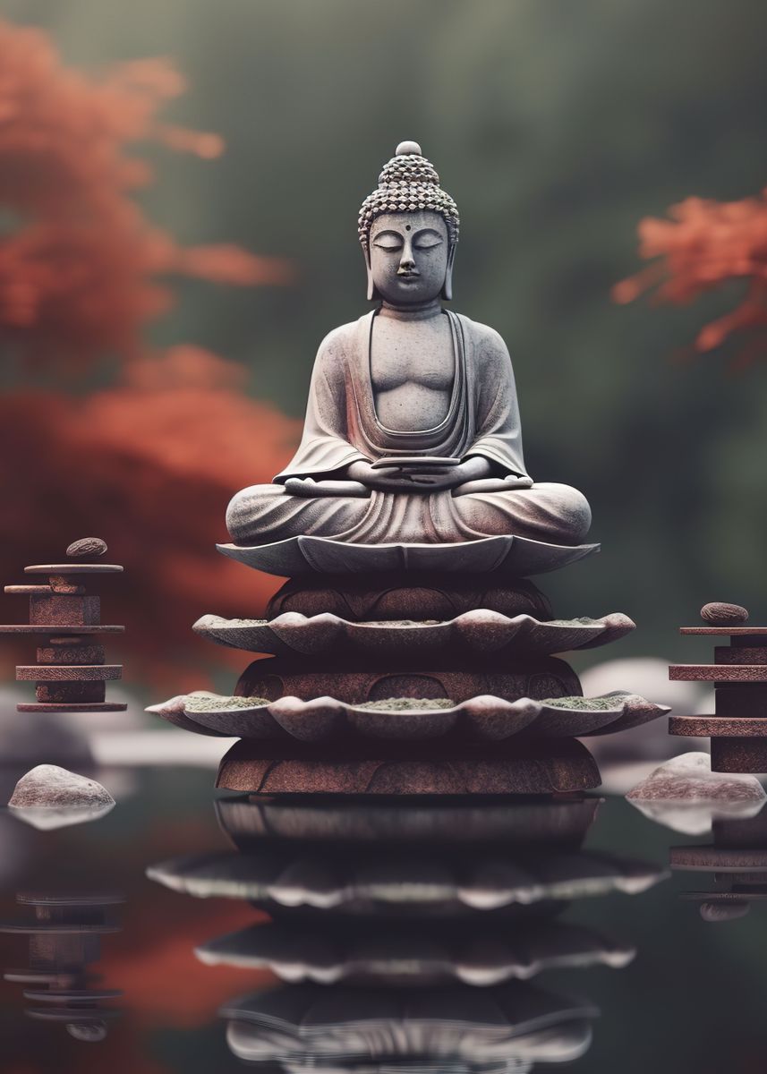 'Nature Buddha' Poster by Pro Elise | Displate