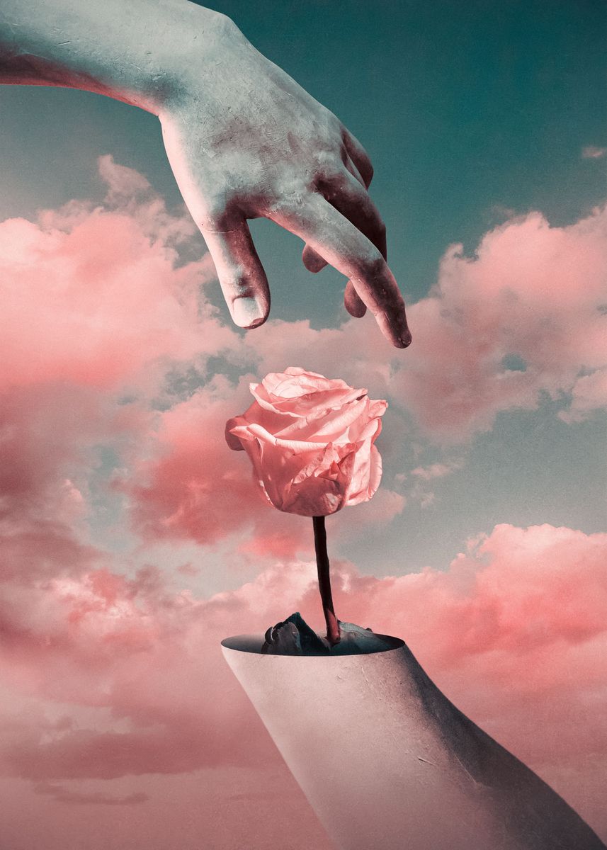'Lovers never die' Poster, picture, metal print, paint by YOHA | Displate
