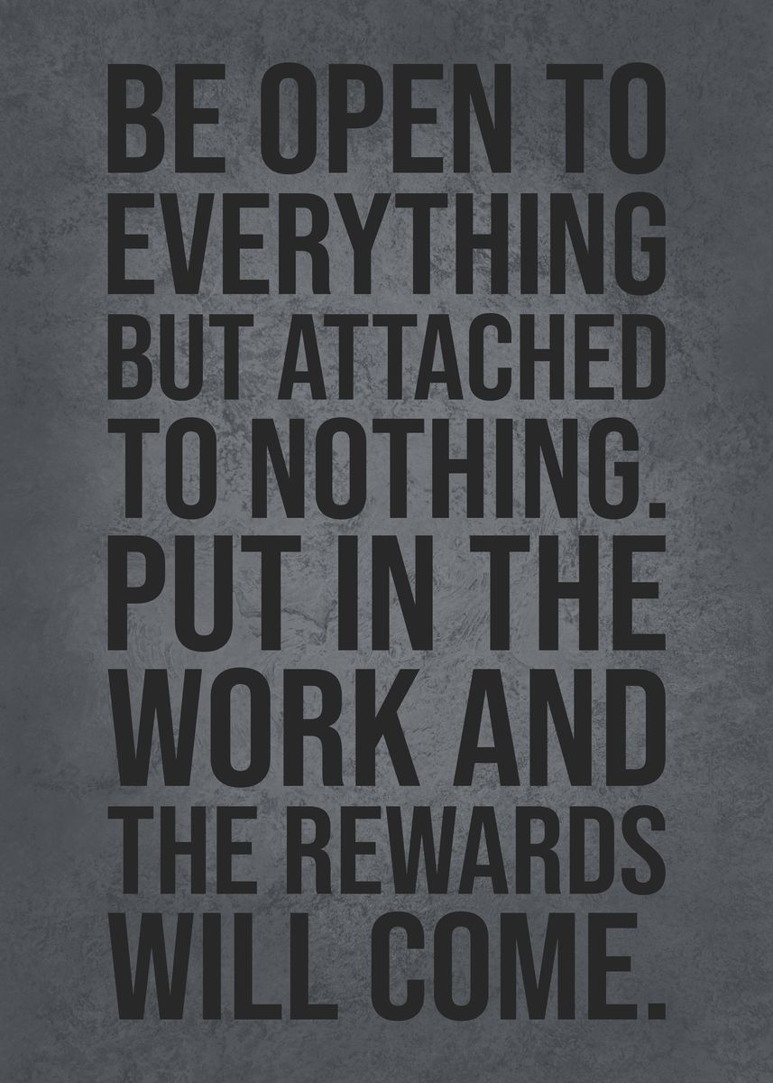 'Be Open To Everything' Poster, picture, metal print, paint by CHAN ...