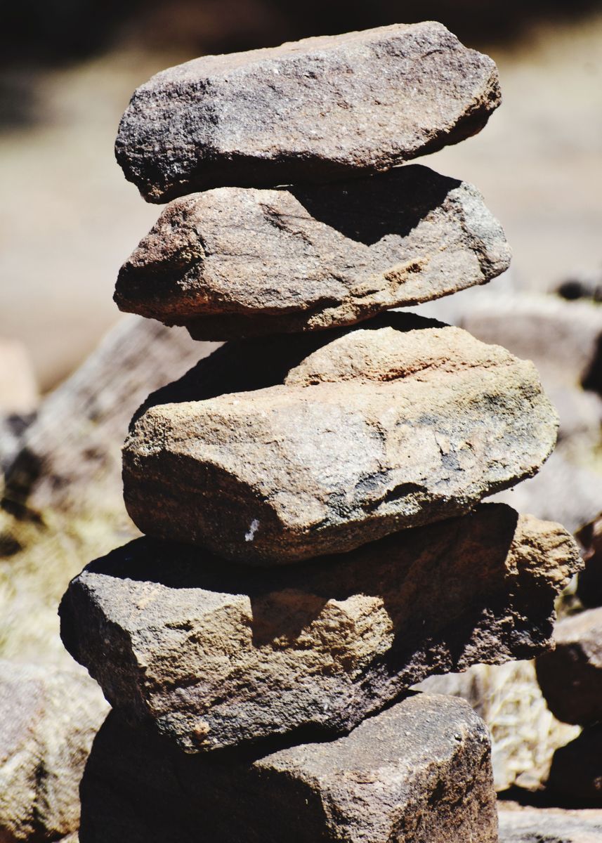 'The Stone' Poster, picture, metal print, paint by Ravindra Kumar ...