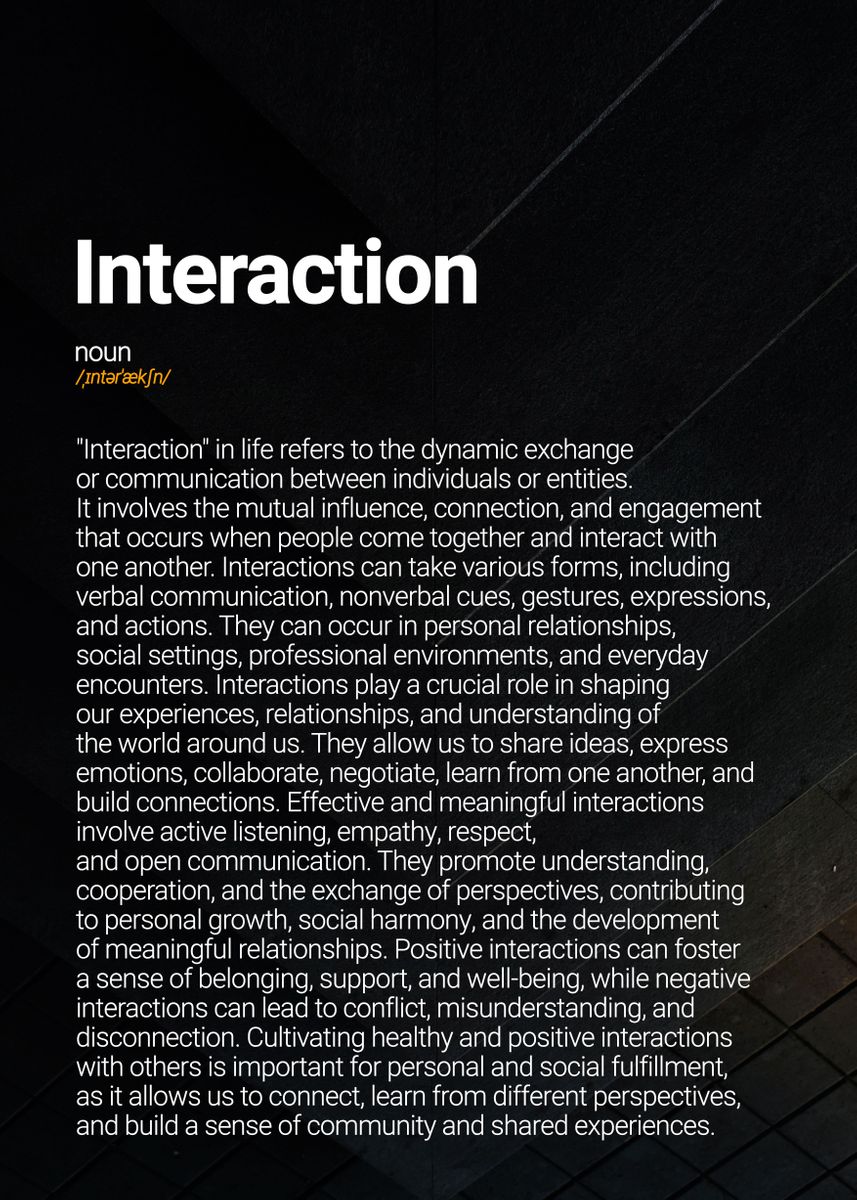 'Interaction' Poster, picture, metal print, paint by Mr Penguin | Displate