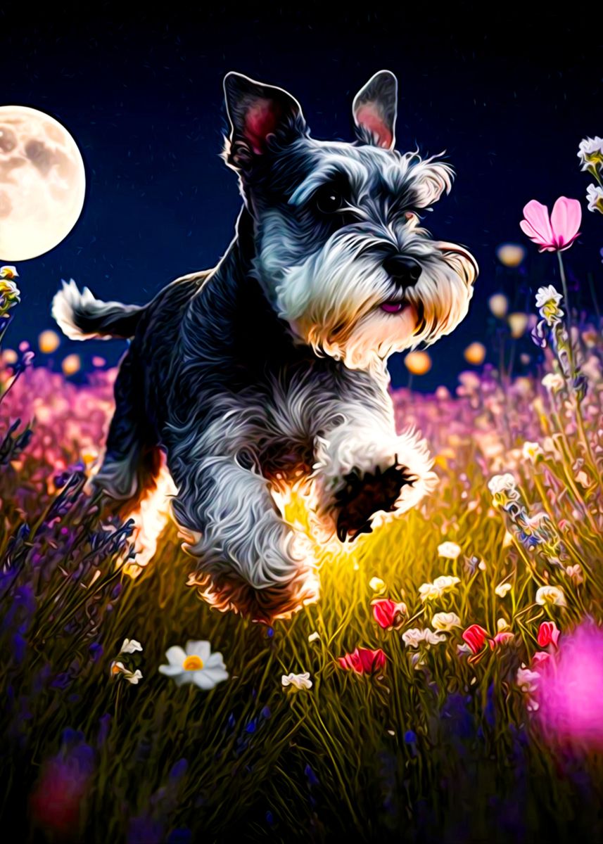 'Dog' Poster, picture, metal print, paint by Rane Acer | Displate