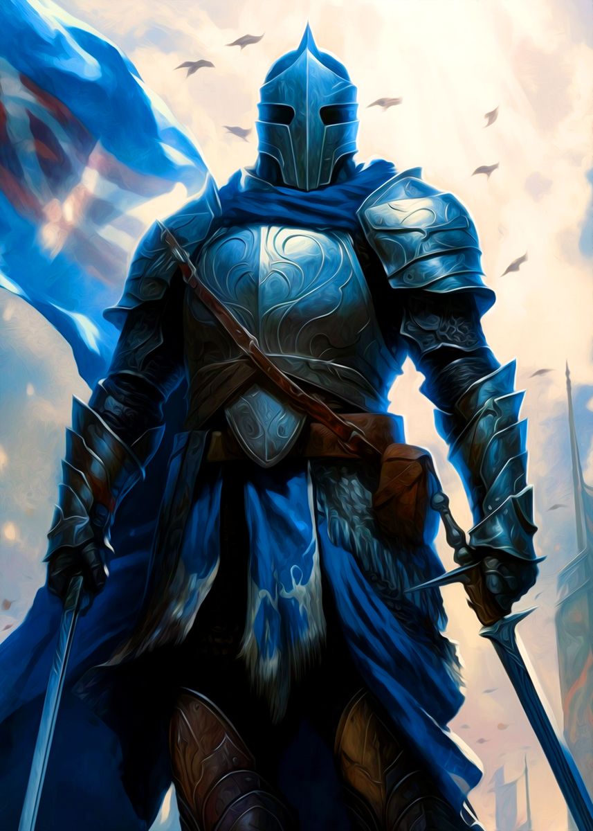 'Knight' Poster by Helen Hall | Displate