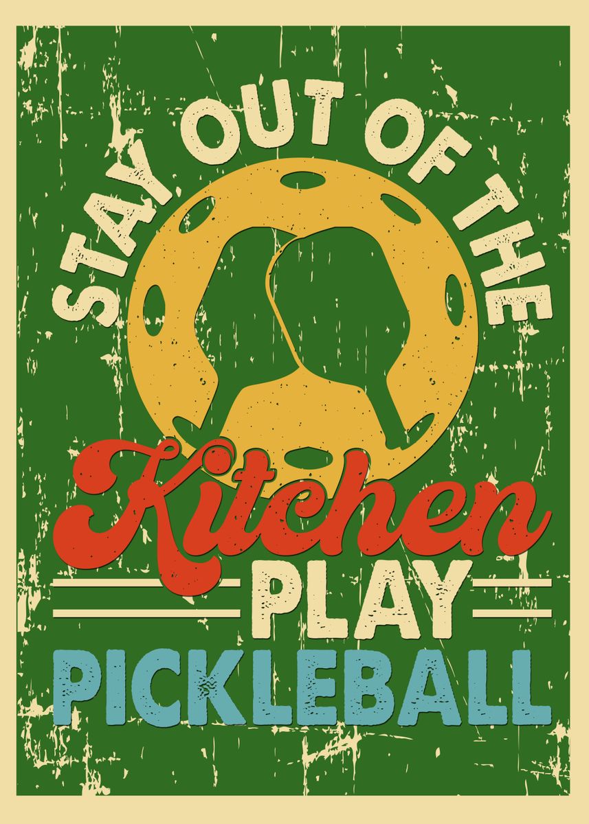 'Stay out of the kitchen' Poster, picture, metal print, paint by ...