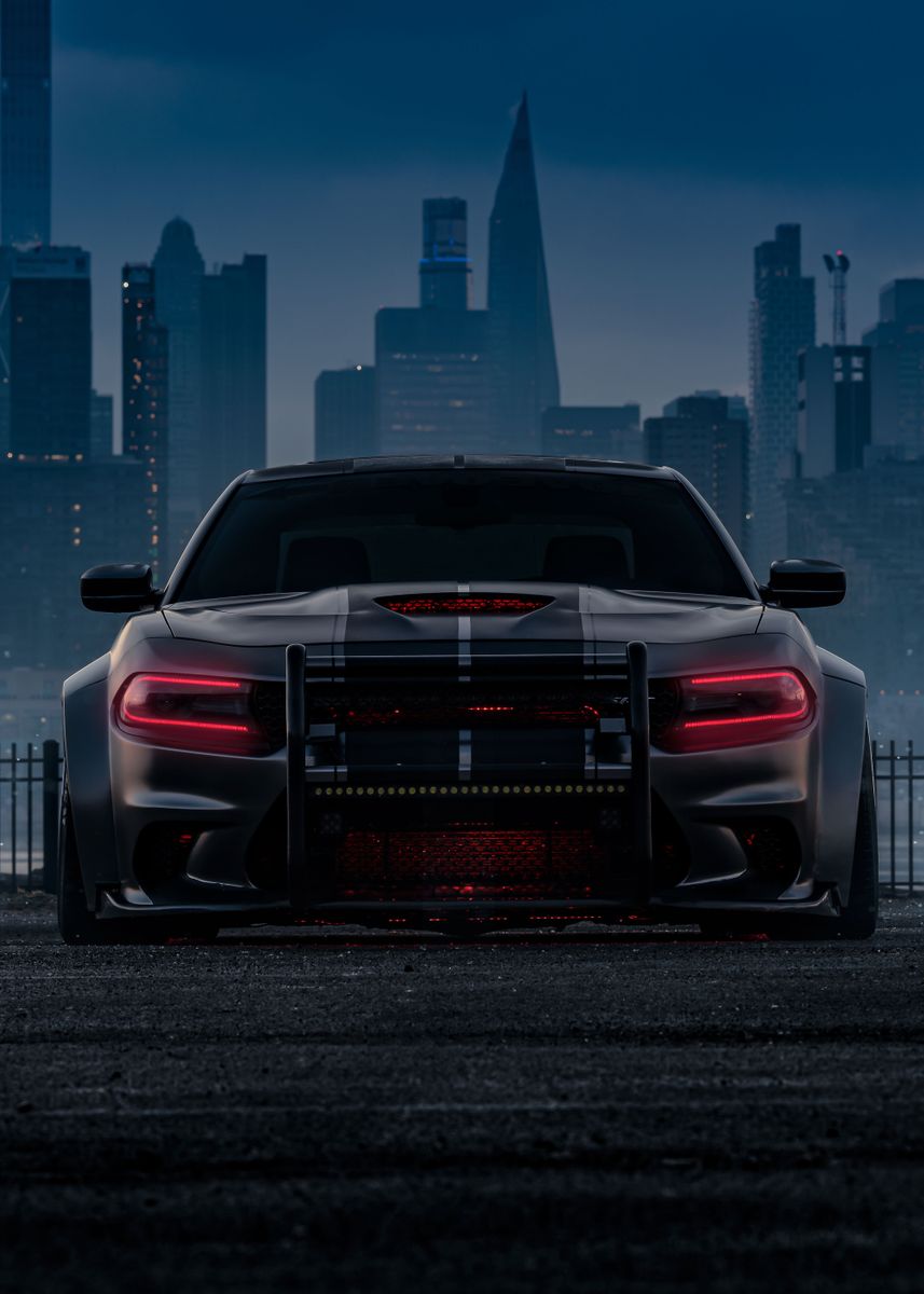 'Dodge Charger Hellcat ' Poster, picture, metal print, paint by Sport ...
