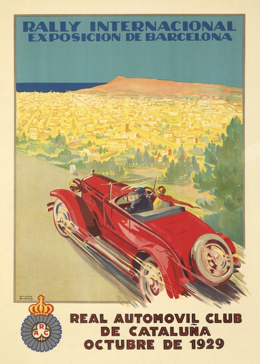 'Rally Internacionale' Poster, picture, metal print, paint by Sam Kal ...