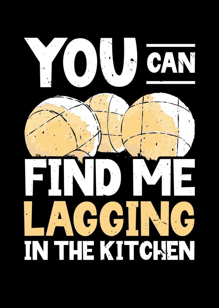 'Bocce Ball Player' Poster, picture, metal print, paint by NAO | Displate