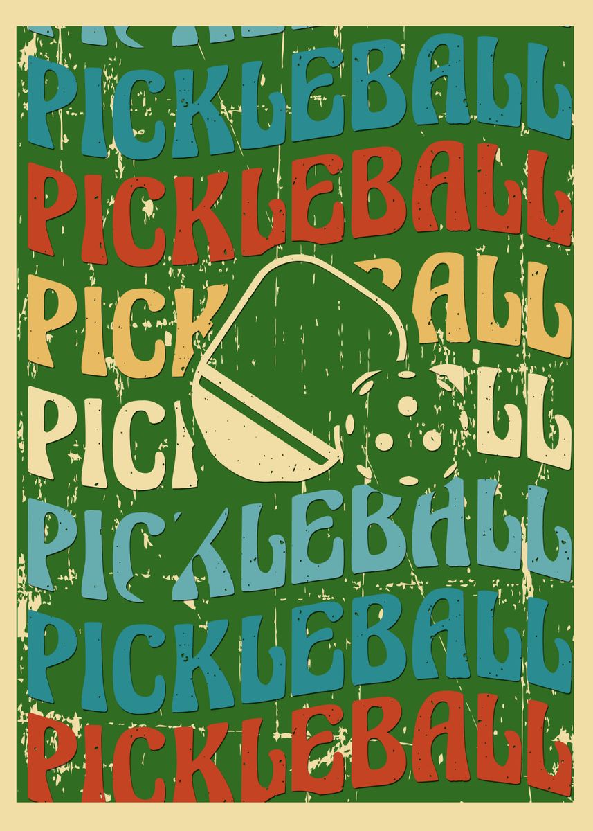 'Pickleball ' Poster by XandYart | Displate