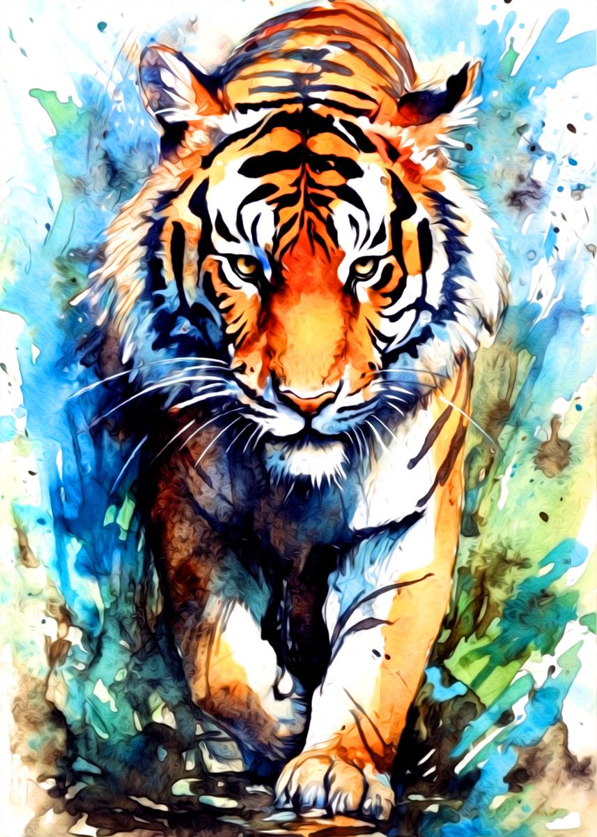 'Tiger' Poster by set more | Displate