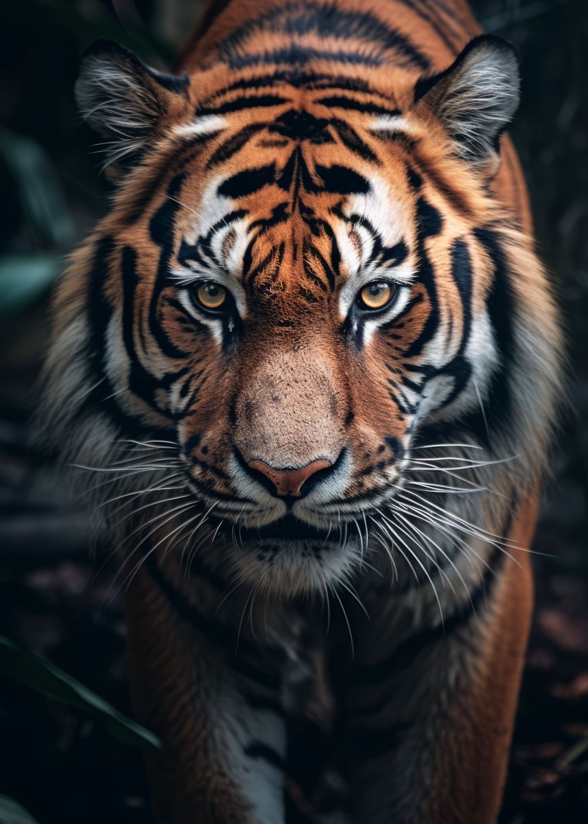 'Tiger Wildlife Photography' Poster, picture, metal print, paint by ...