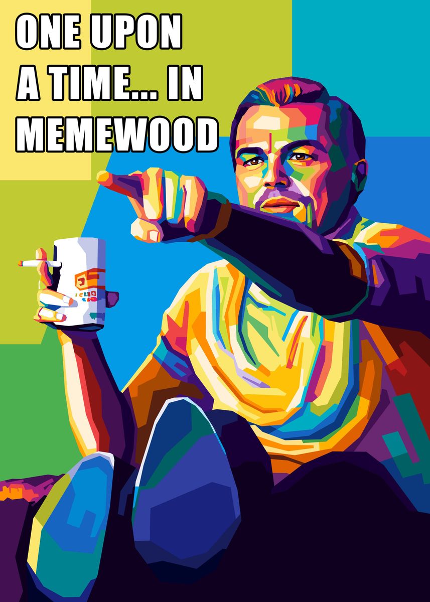 'Leonardo Meme Pop Art' Poster, picture, metal print, paint by Anthony ...