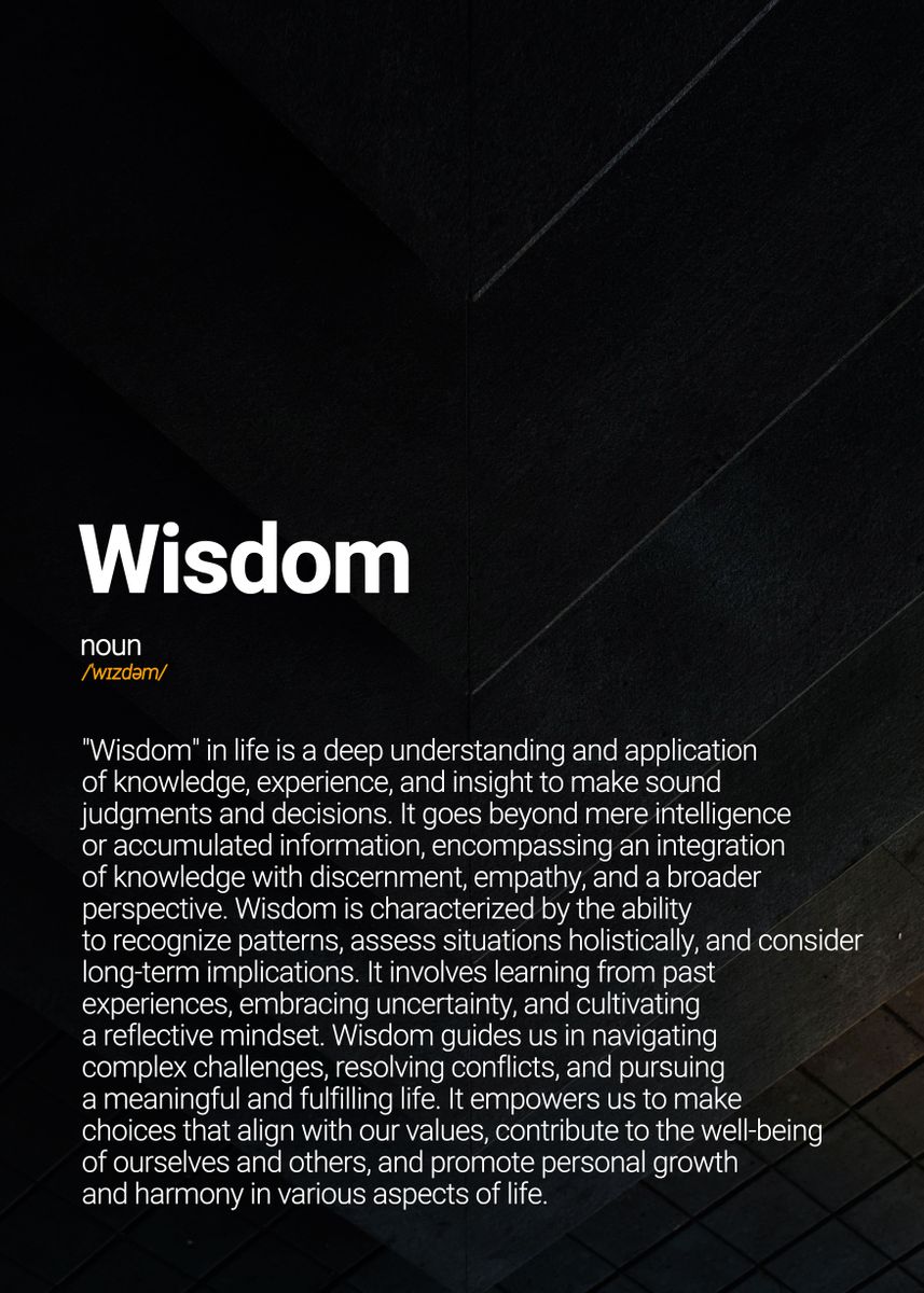 'Wisdom' Poster, picture, metal print, paint by Mr Penguin | Displate