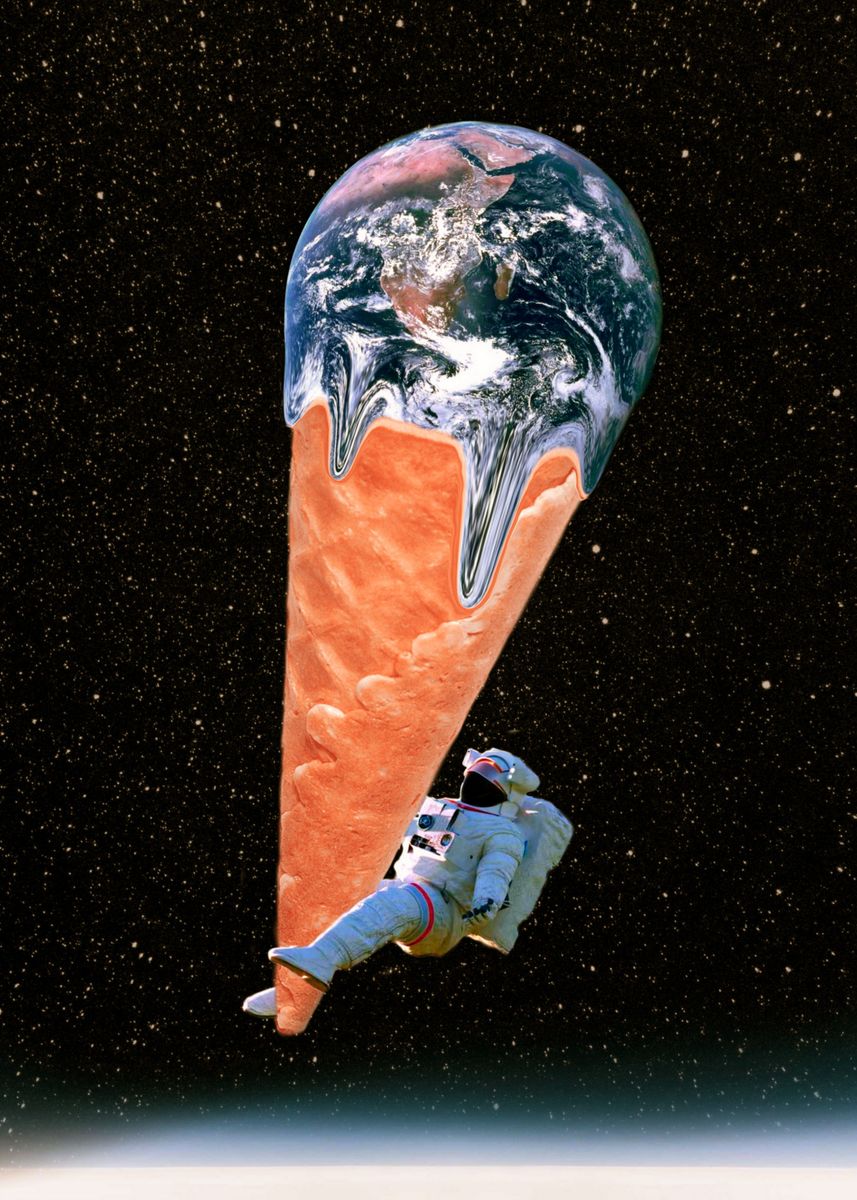 'earth ice cream' Poster by ilham prayoga | Displate