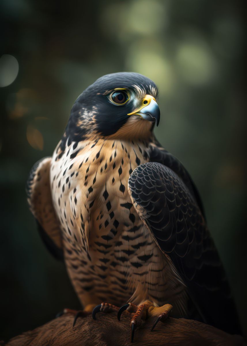 'Elegant falcon' Poster, picture, metal print, paint by Zooscape ...